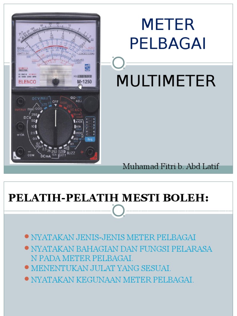 Multi Meter | PDF