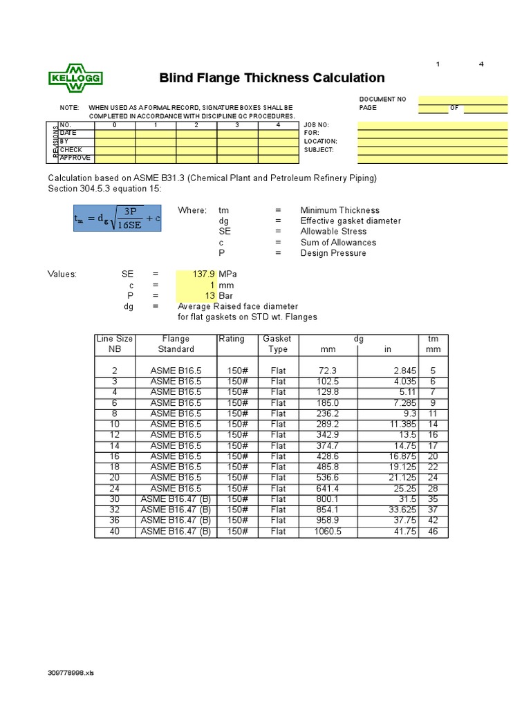 Blank Thickness Calculator | PDF