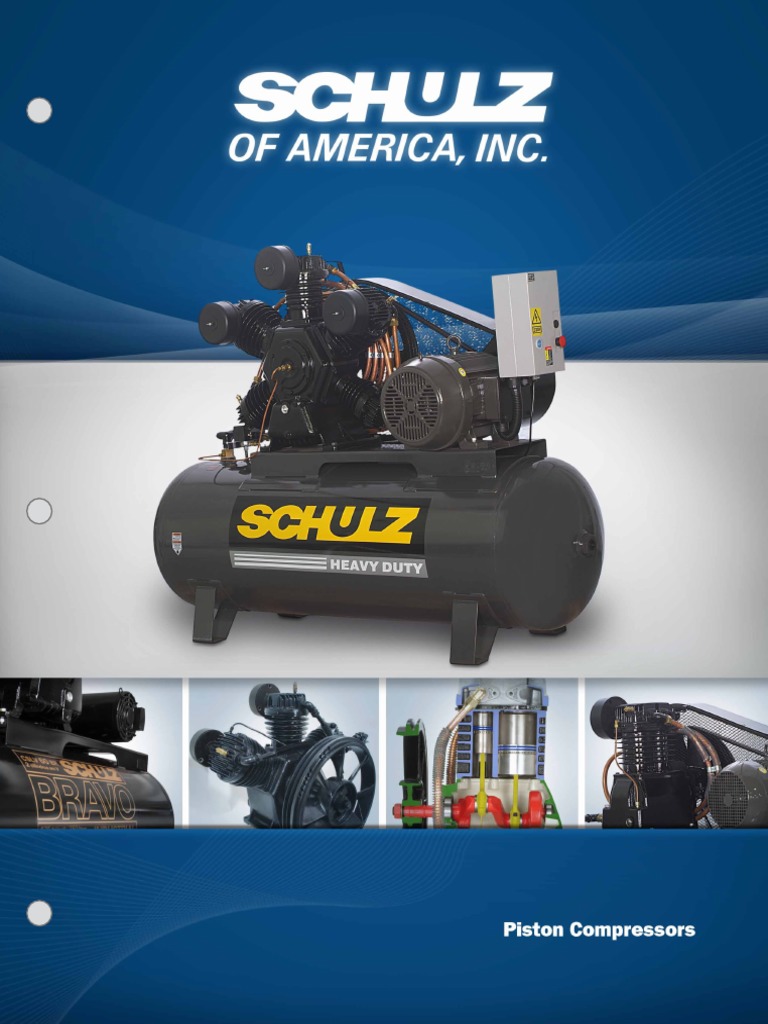 Schulz Piston Machine Catalog | PDF | Gas Compressor | Piston