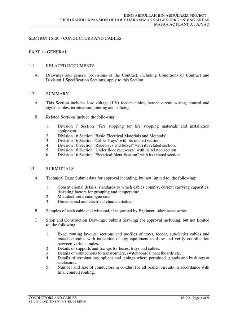 Conductors and Cables | PDF | Electrical Wiring | Cable