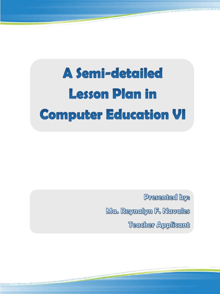 Photoshop Masking Sample Lesson Plan | PDF | Adobe Photoshop | Lesson Plan