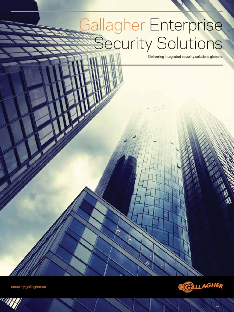 Enterprise Security Solutions | PDF | Access Control | Security Alarm