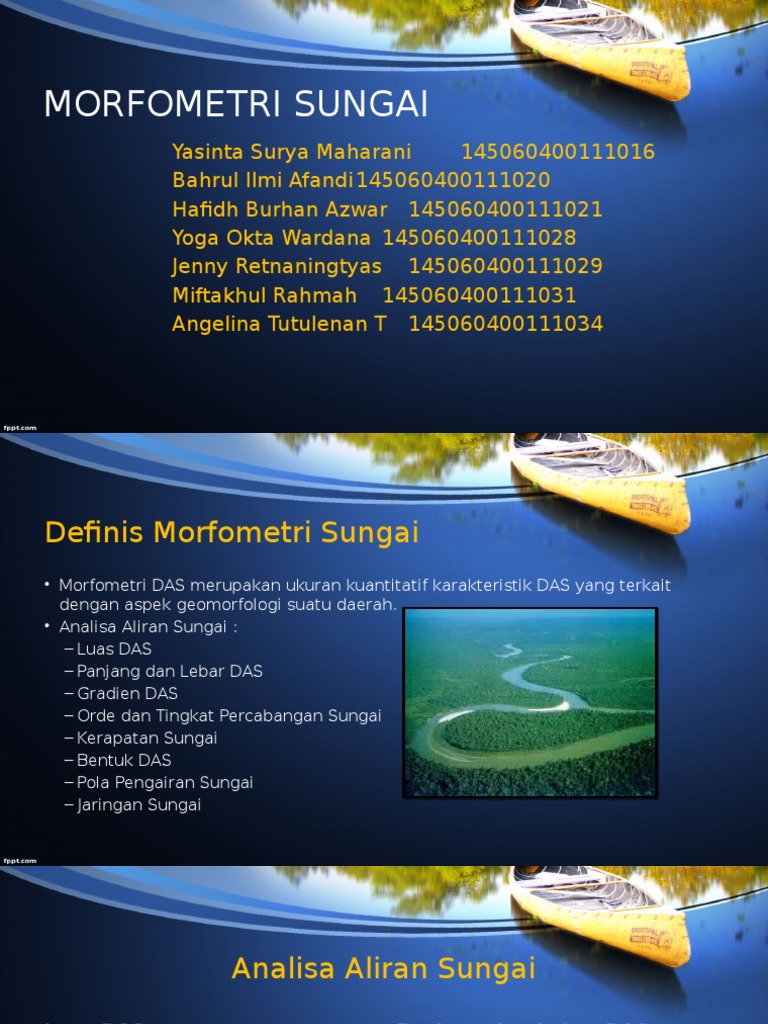 Analisis Morfometri Sungai dan DAS | PDF | Perjalanan | Puisi