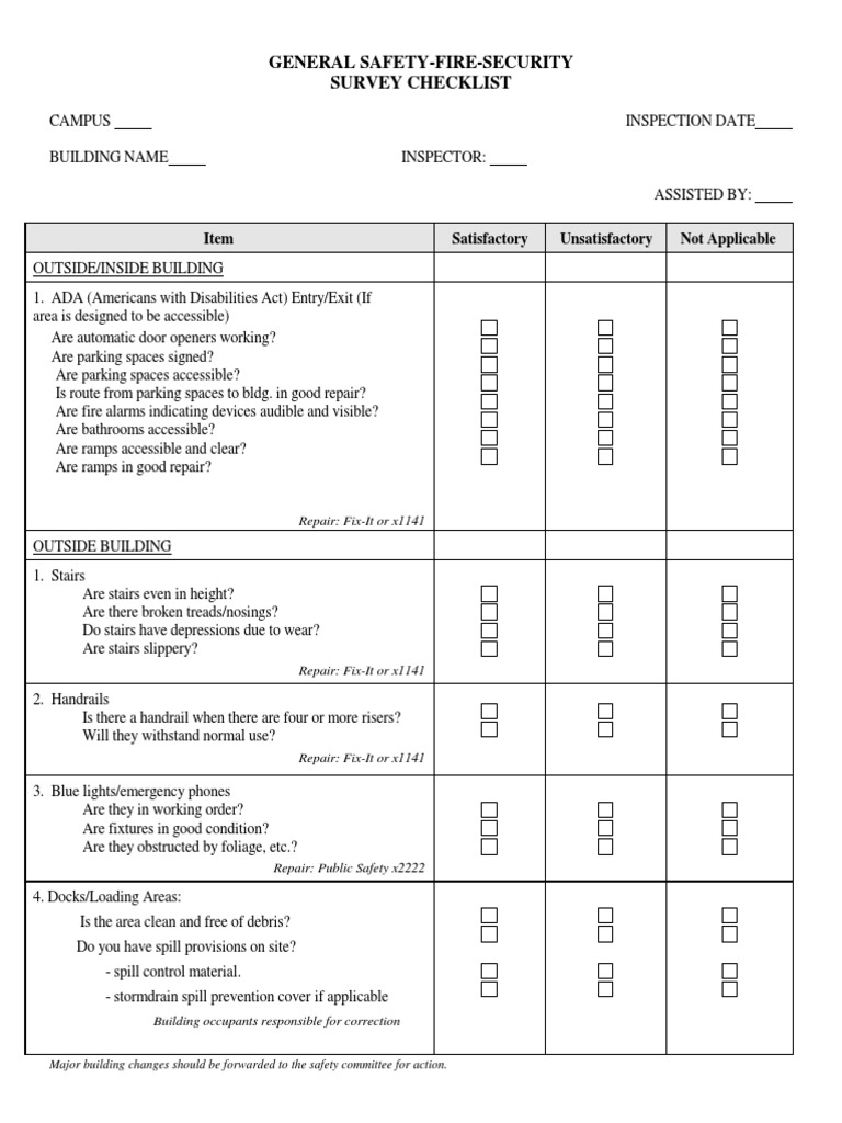 Master Inspection Form | Stairs | Building Engineering | Free 30-day ...