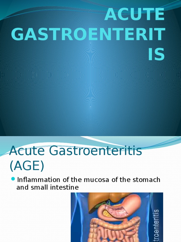 Acute Gastroenterit IS | PDF | Diarrhea | Gastroenterology