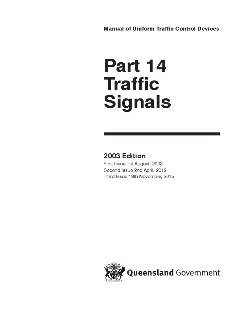MUTCD Part 14 Traffic Signals | Download Free PDF | Traffic | Traffic Light