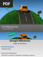 Georgia Milestones Achievement Levels | PDF | Learning | Educational Stages