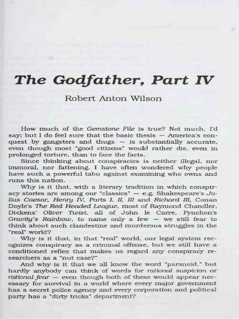 The Godfather, Part Iv | PDF