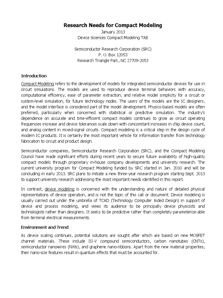 Compact Modeling Pdf Mosfet Field Effect Transistor