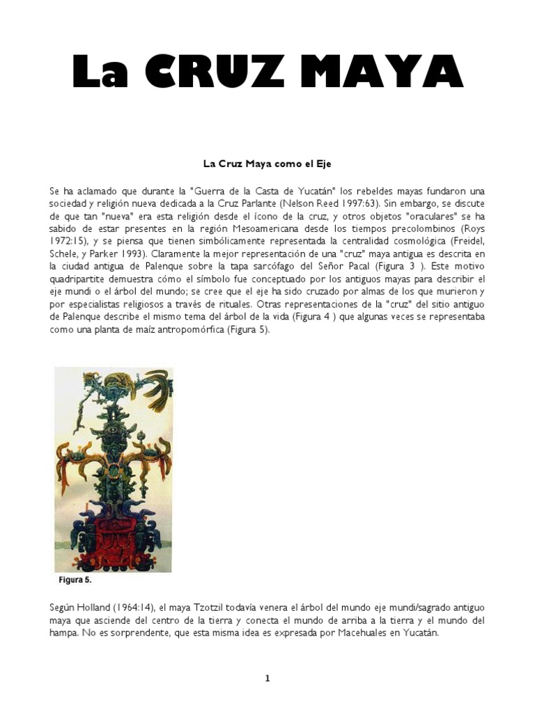 La Cruz Maya | PDF | Civilización maya | Religión y creencia