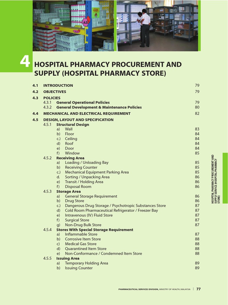 Pharmacy Facilities Requirement | PDF | Pharmacy | Medical Prescription