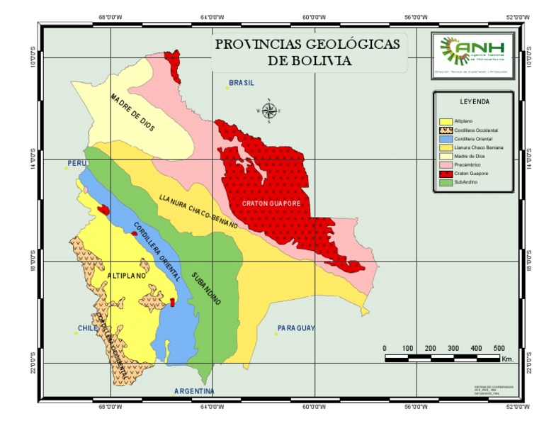 Provincias Geologicas de Bolivia | PDF