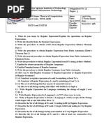TOC Assignment No-1 | PDF | Formal Methods | Theory Of Computation