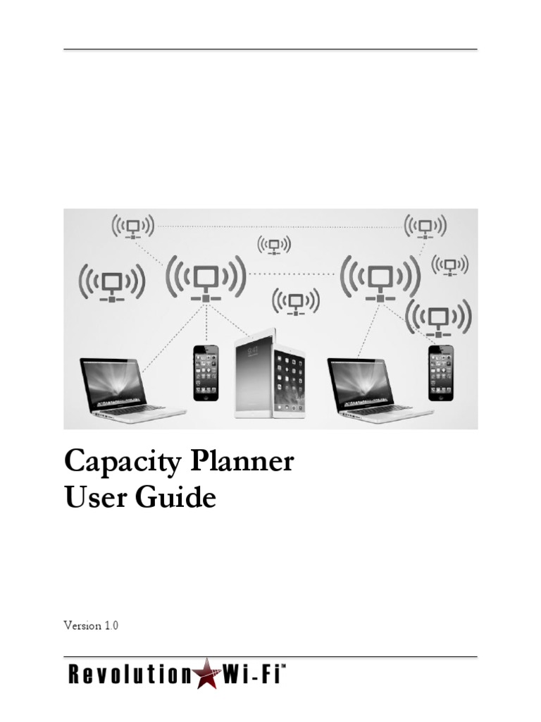 Revolution Wi-Fi Capacity Planner User Guide | PDF | Wireless Lan | Wireless Access Point