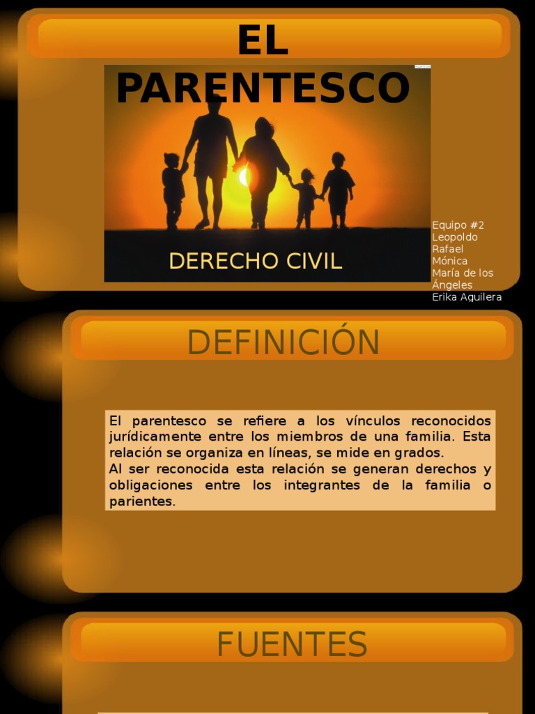 Fuentes y Efectos del Parentesco Civil | PDF | Parentesco | Familia