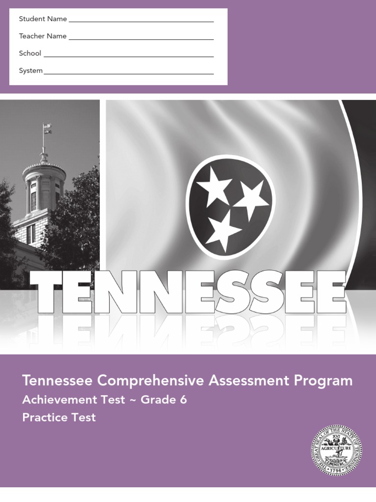 Grade 6 Mathematics TCAP Practice Test | PDF | Nervous System | Thought