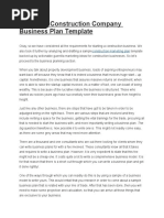 A Sample Architectural Firm Business Plan Template PDF | PDF ...