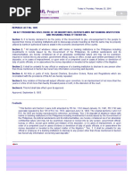 Secrecy of Bank Deposit Act (RA 1405) | PDF | Banks | Common Law