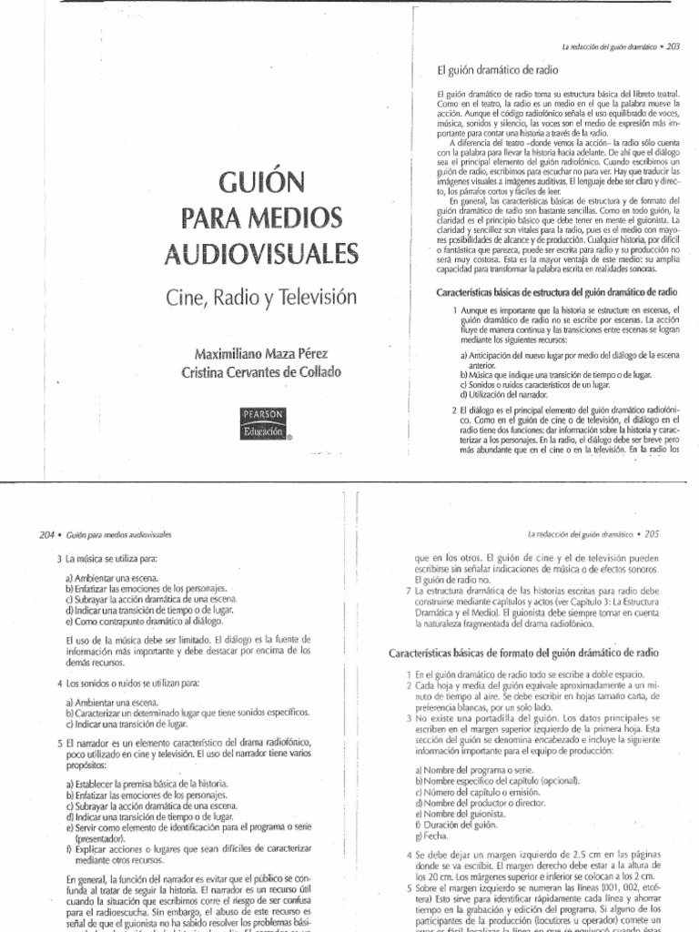 Guion para Medio Audiovisuales - Guion Dramatico | PDF