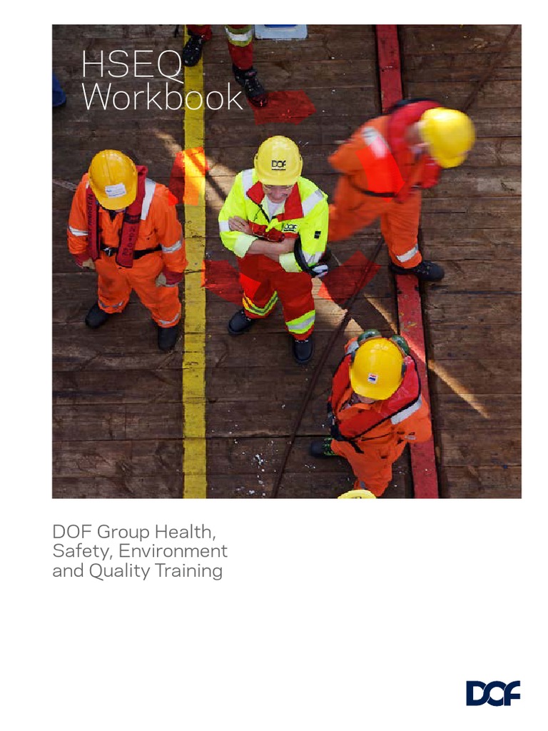 Dof Hseq Workbook Web | PDF | Occupational Safety And Health | Risk