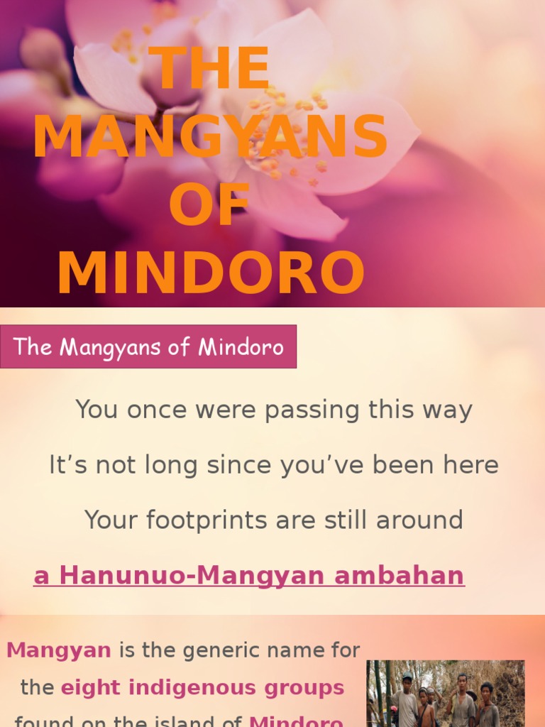 Mangyans of Mindoro | Ethnic Groups | Philippines