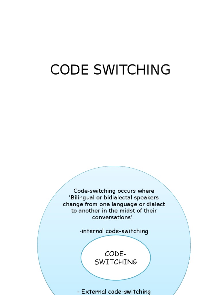 Lcs Code Switching | Download Free PDF | Communication | Linguistics