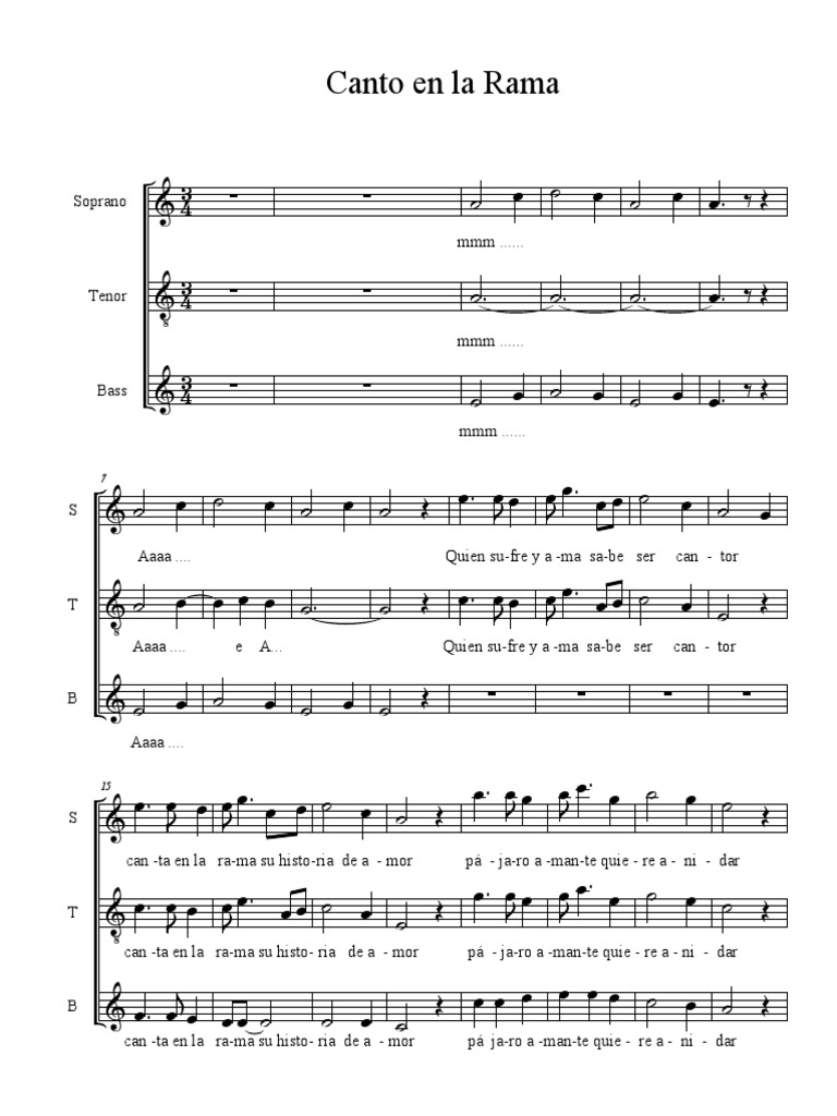 Canto en La Rama. | PDF