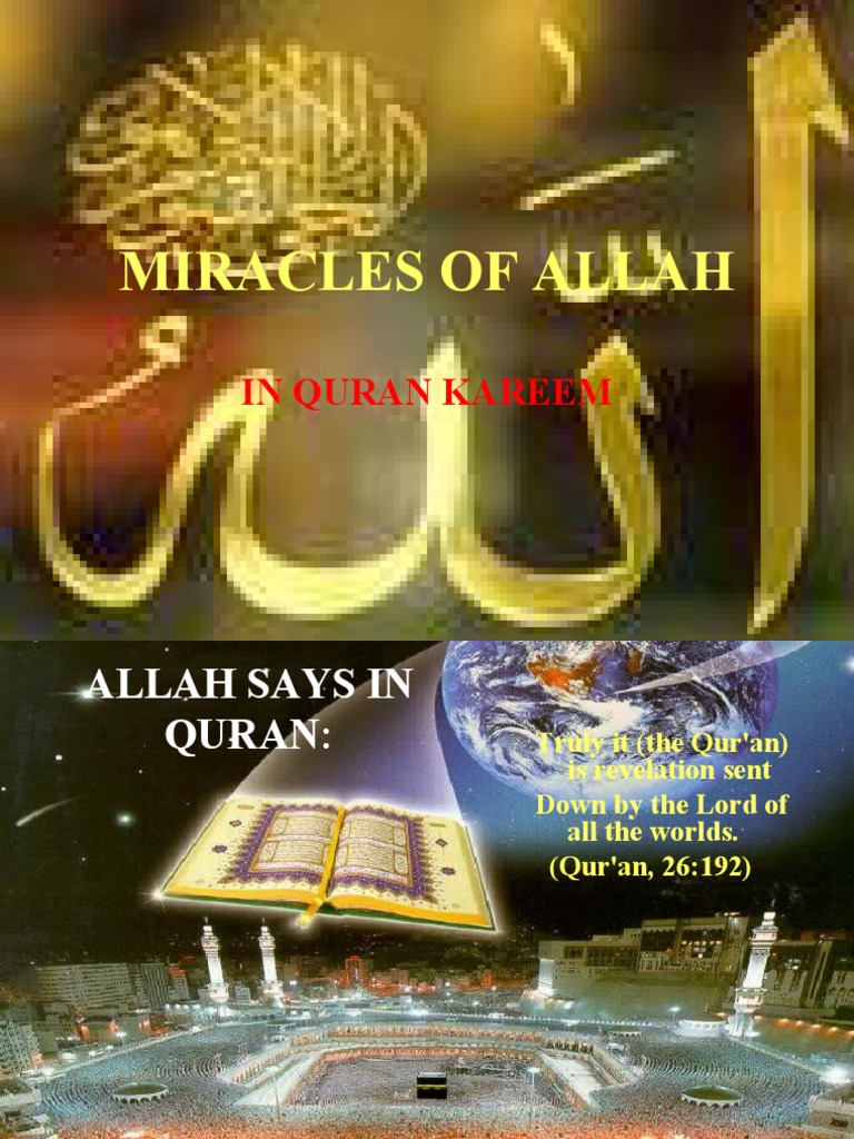 Miracles of Allah: in Quran Kareem | PDF | Quran | Islam