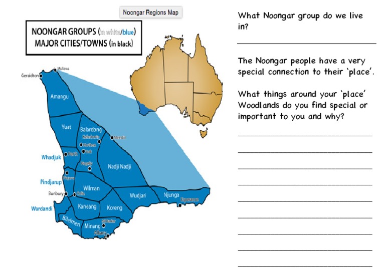 Noongar Map | PDF