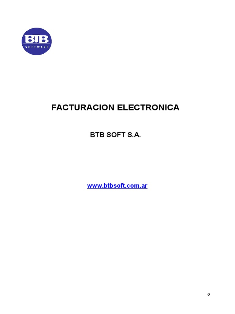 Webservice de Facturación Electrónica BTB | PDF | Archivo de computadora | Factura
