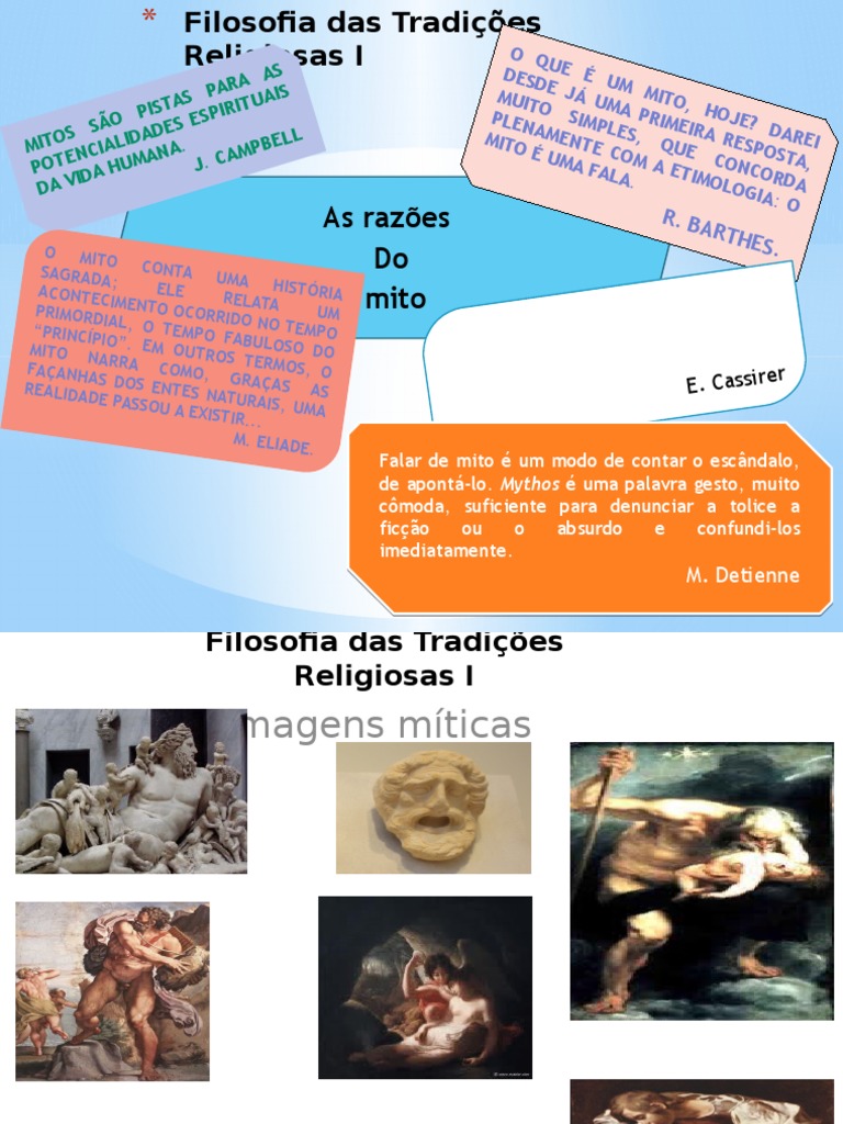 Imagens míticas: Formas e níveis do mito na Antiguidade clássica e além ...