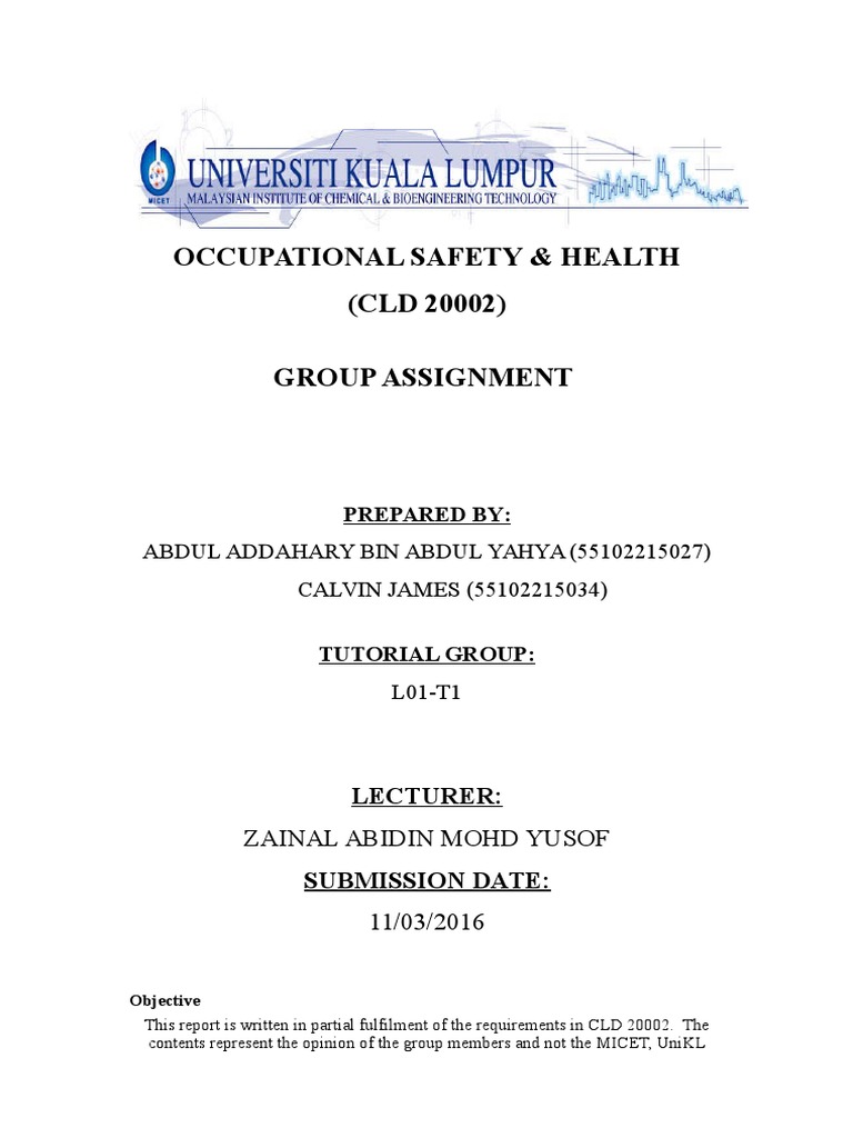 Identifying Hazards and Safety Practices in the Laboratory: A Case ...