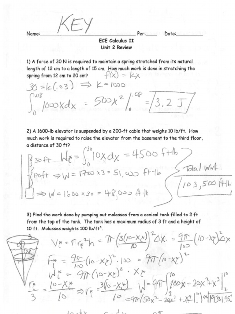 Unit 2 Review Answer Key | PDF