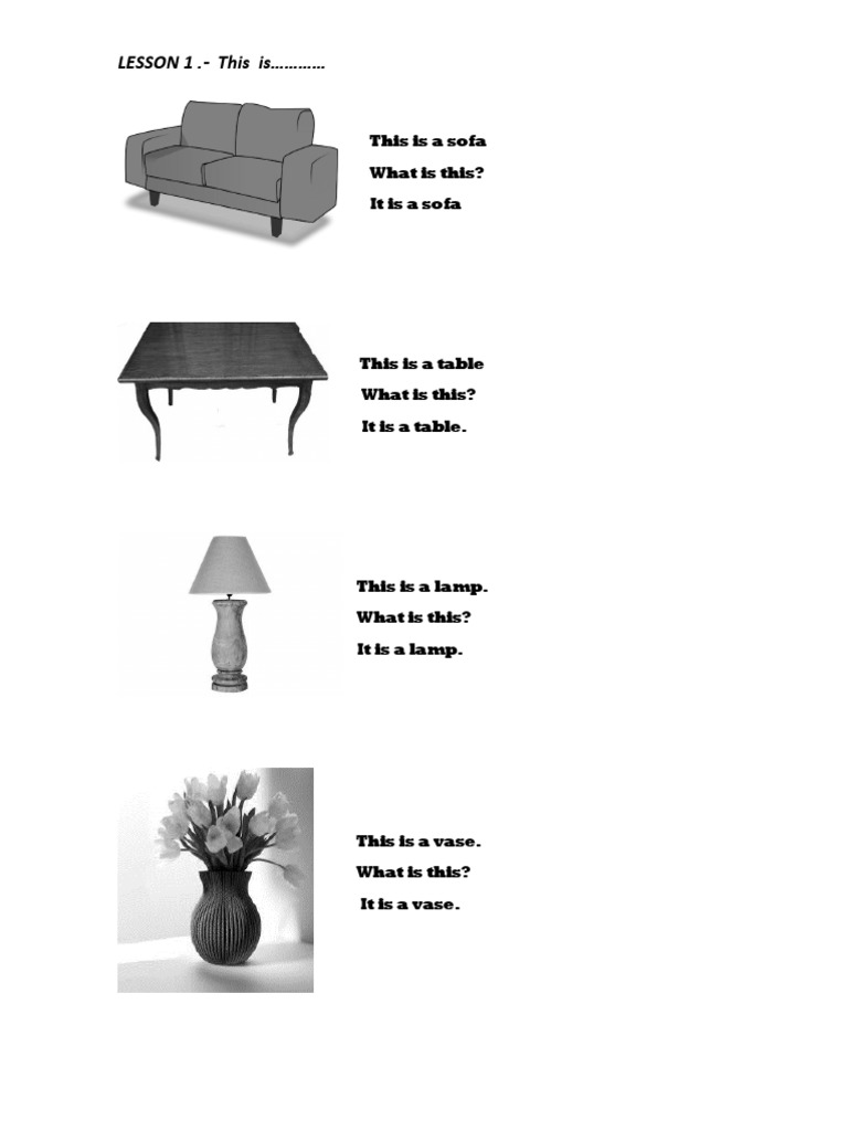 Identifying Common Household Items | PDF | Language Arts & Discipline