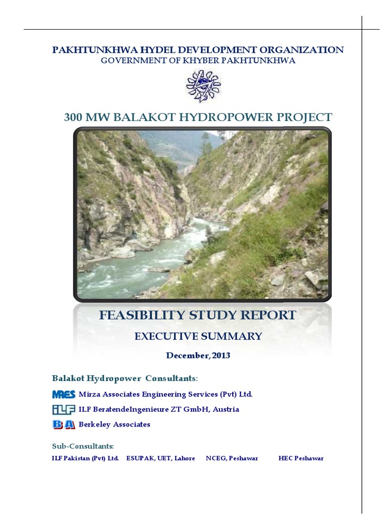 Balakot Hydropower Project | PDF | Spillway | Dam