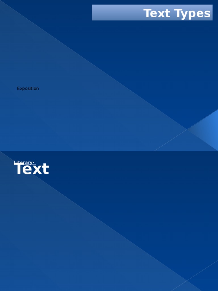 English Text Types | PDF | Verb | Adjective