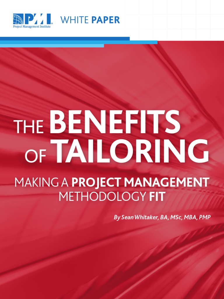 Benefits of Tailoring | Project Management | Accountability