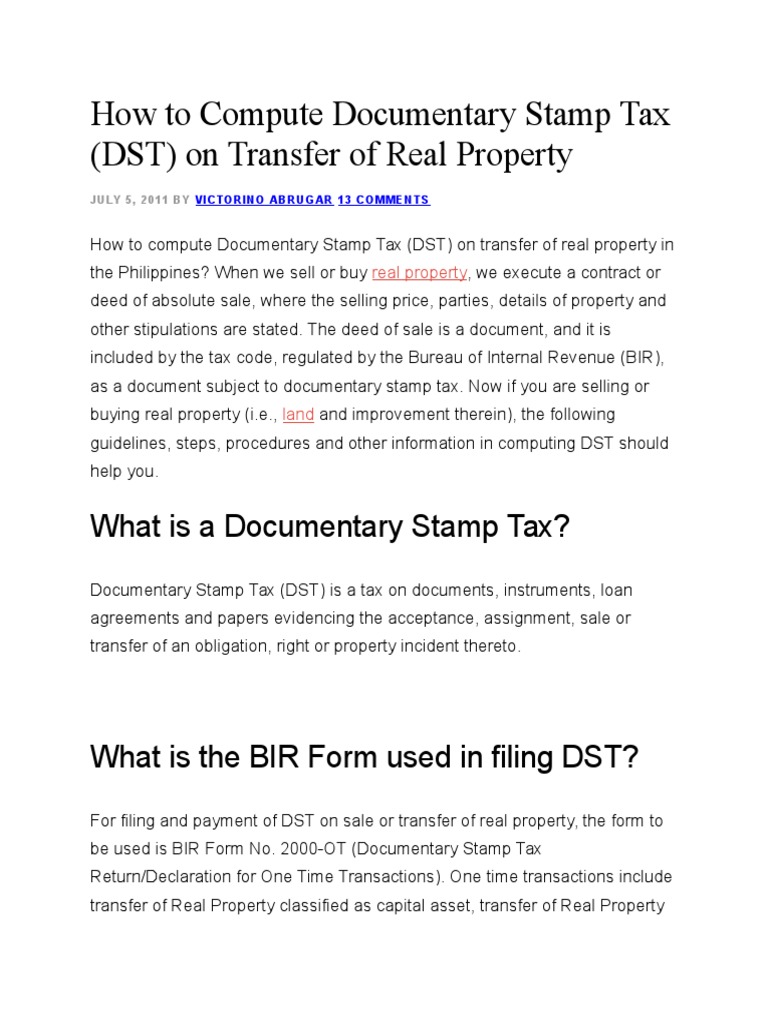 How to Compute DST | Sales | Taxes | Free 30-day Trial | Scribd