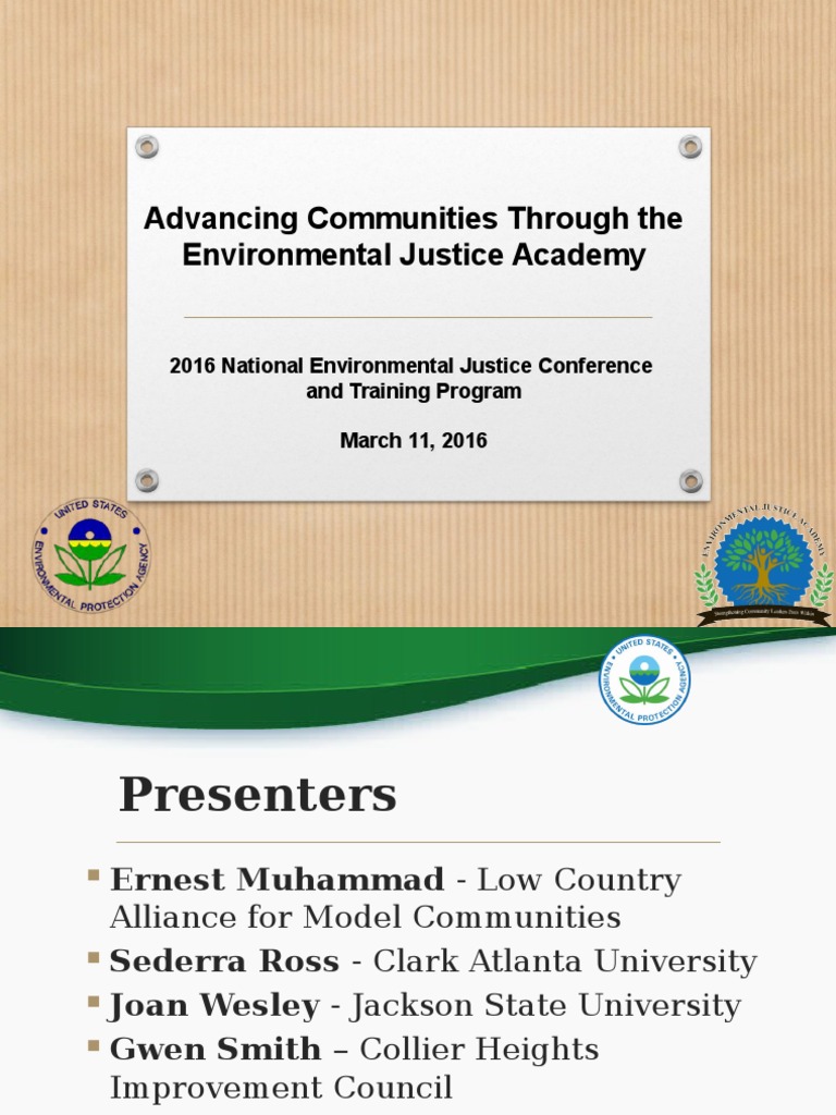 Environmental Justice Academy Overview | PDF | United States ...