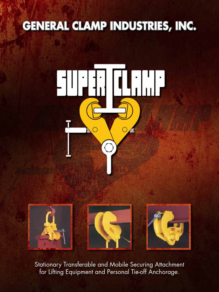 General Clamp Brochure 2013 | PDF | Crane (Machine) | Structural Load