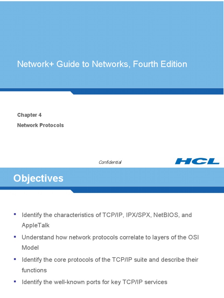 Network+ Guide To Networks, Fourth Edition | PDF | Internet Protocols ...