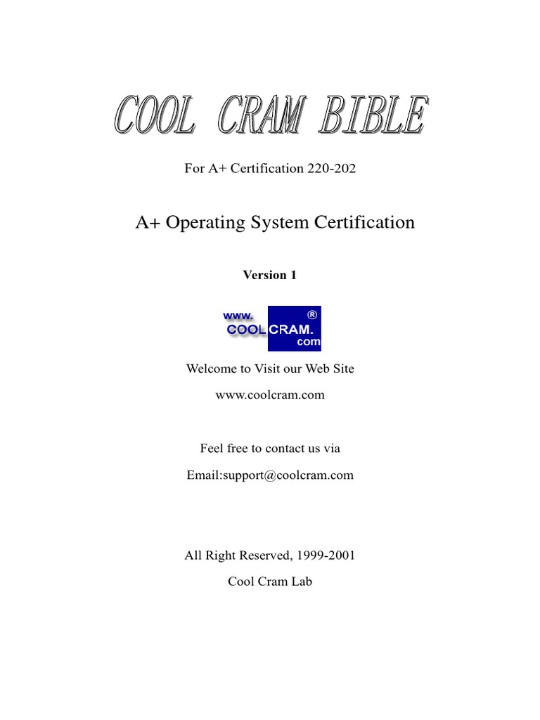 A+ Operating System | PDF | Dos | Windows 2000