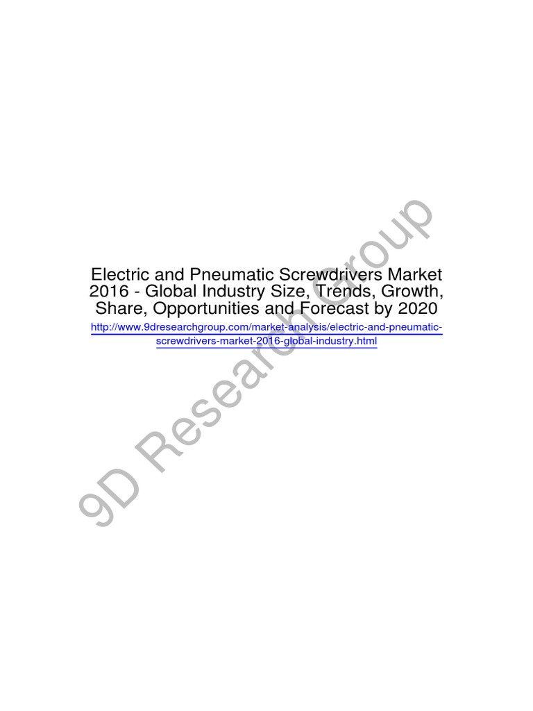 9d Research Group Pdf Market Analysis Demand