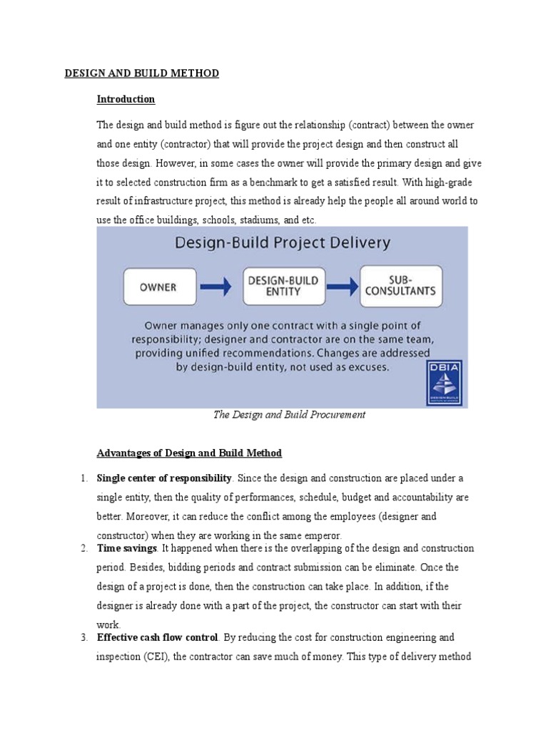 The Design and Build Procurement | PDF | Industries | Business
