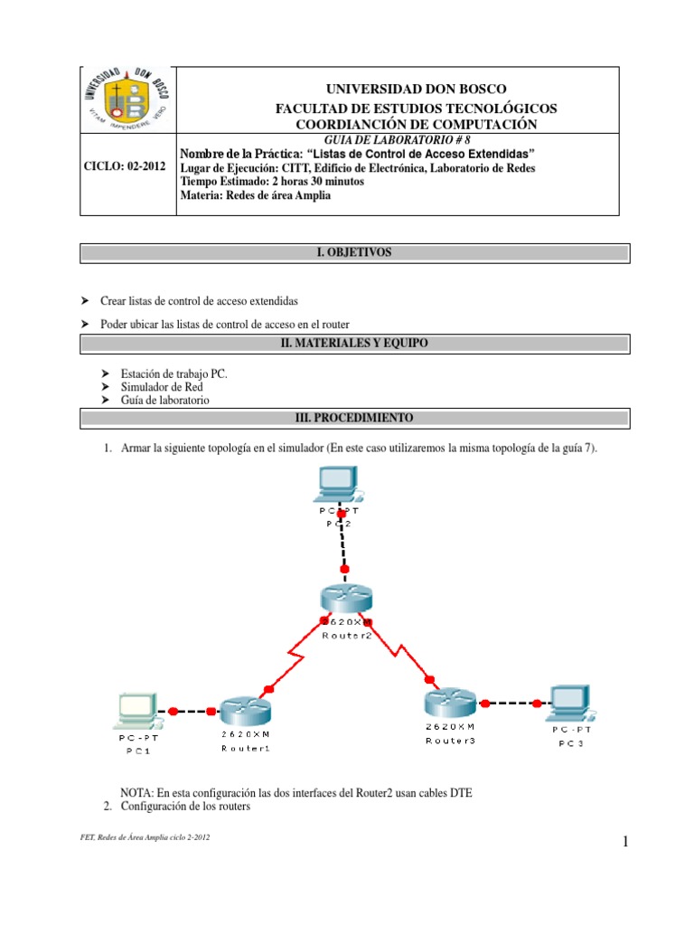 CCNA Guia Practica 8 | PDF | Dirección IP | Enrutador (Computación)