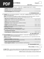 Poster Judging Criteria Guide | PDF | Scientific Method | Research Methods