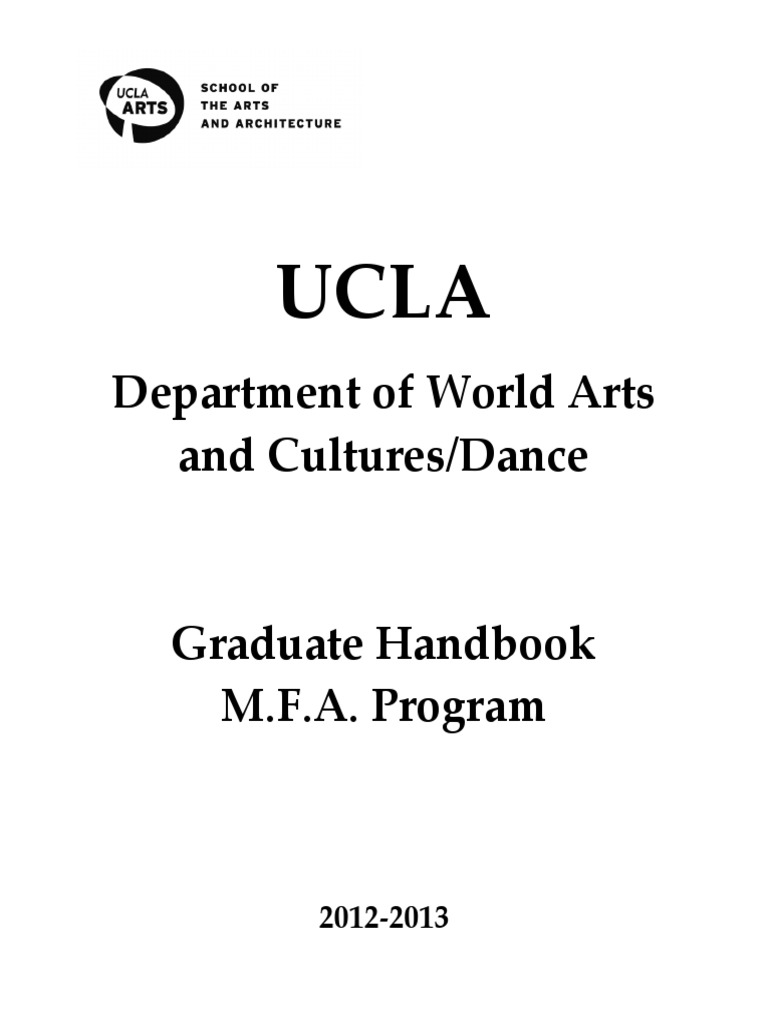 12 13 Mfa Handbook | PDF | Postgraduate Education | Graduate School