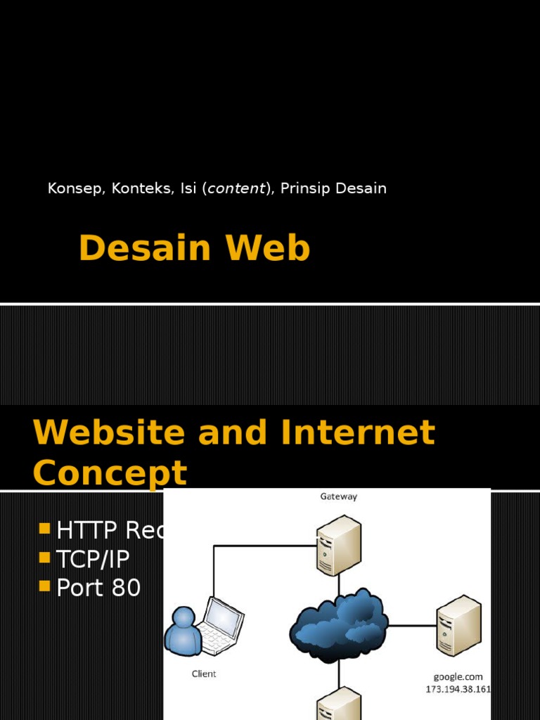 Materi Kuliah Desain Web Konsep Konteks Content Prinsip Desain Edited ...