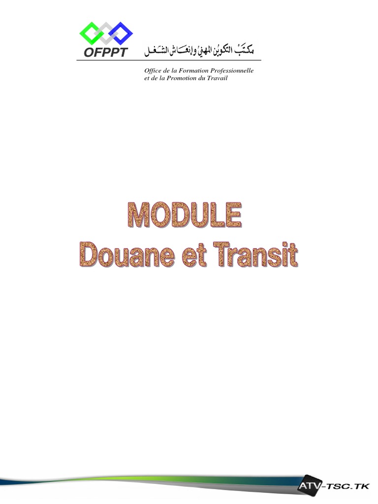 Cours Complet sur le Transit Douanier | PDF | Tarif | Crédit (Finance)