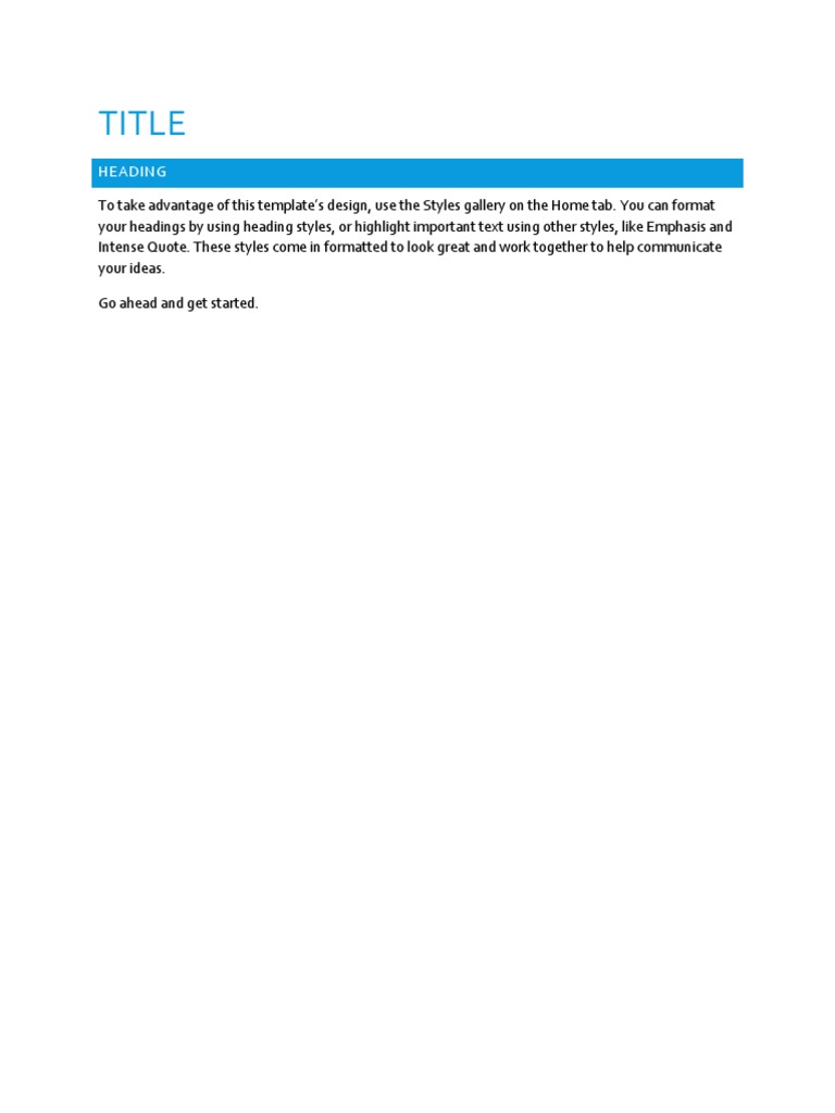 Template Design and Formatting Tips | PDF | Self-Improvement
